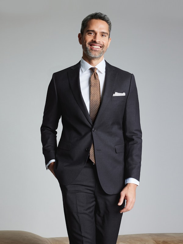 Mørk grå s100 dress, regular fit | | Dressmann