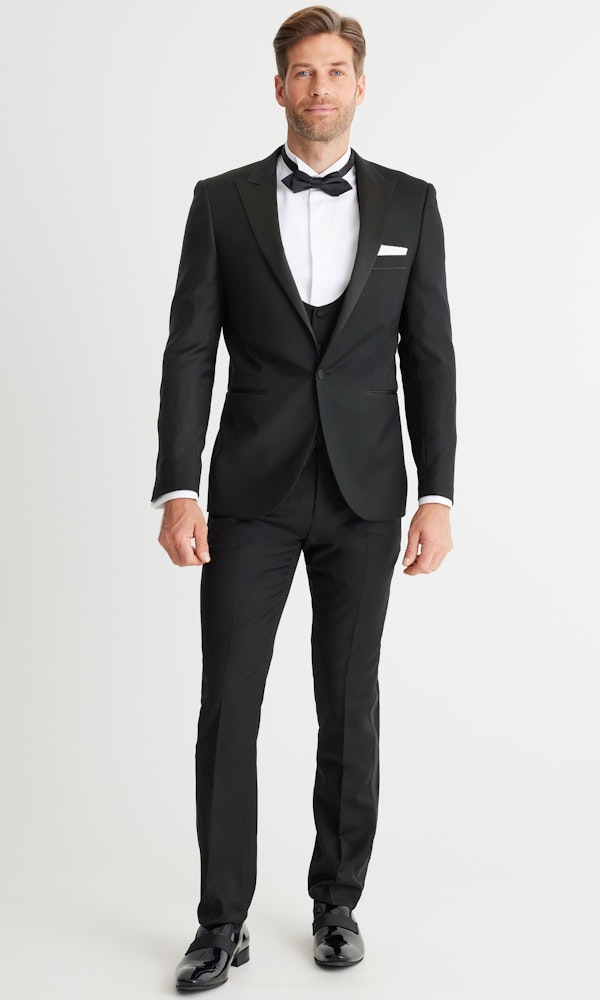 Black s100 smoking peak, regular fit | Men | Dressmann