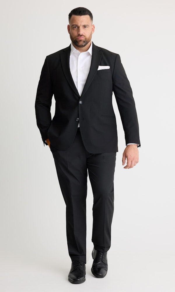 Svart Louis kostym, regular fit | Herr | Dressmann